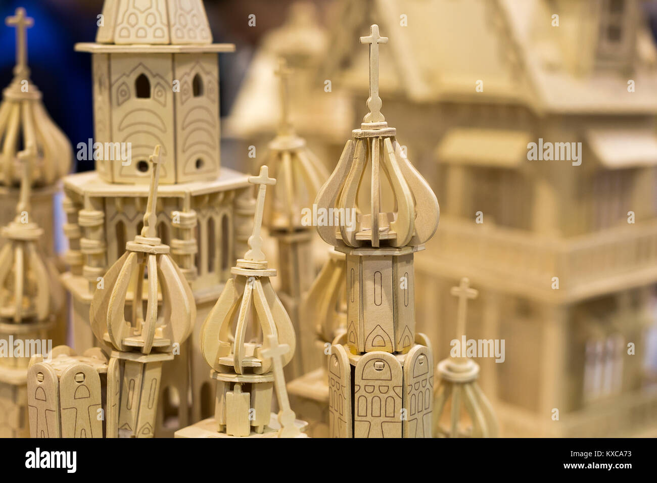 craft, art, handmade concept. close up of extremelly popular wooden ...