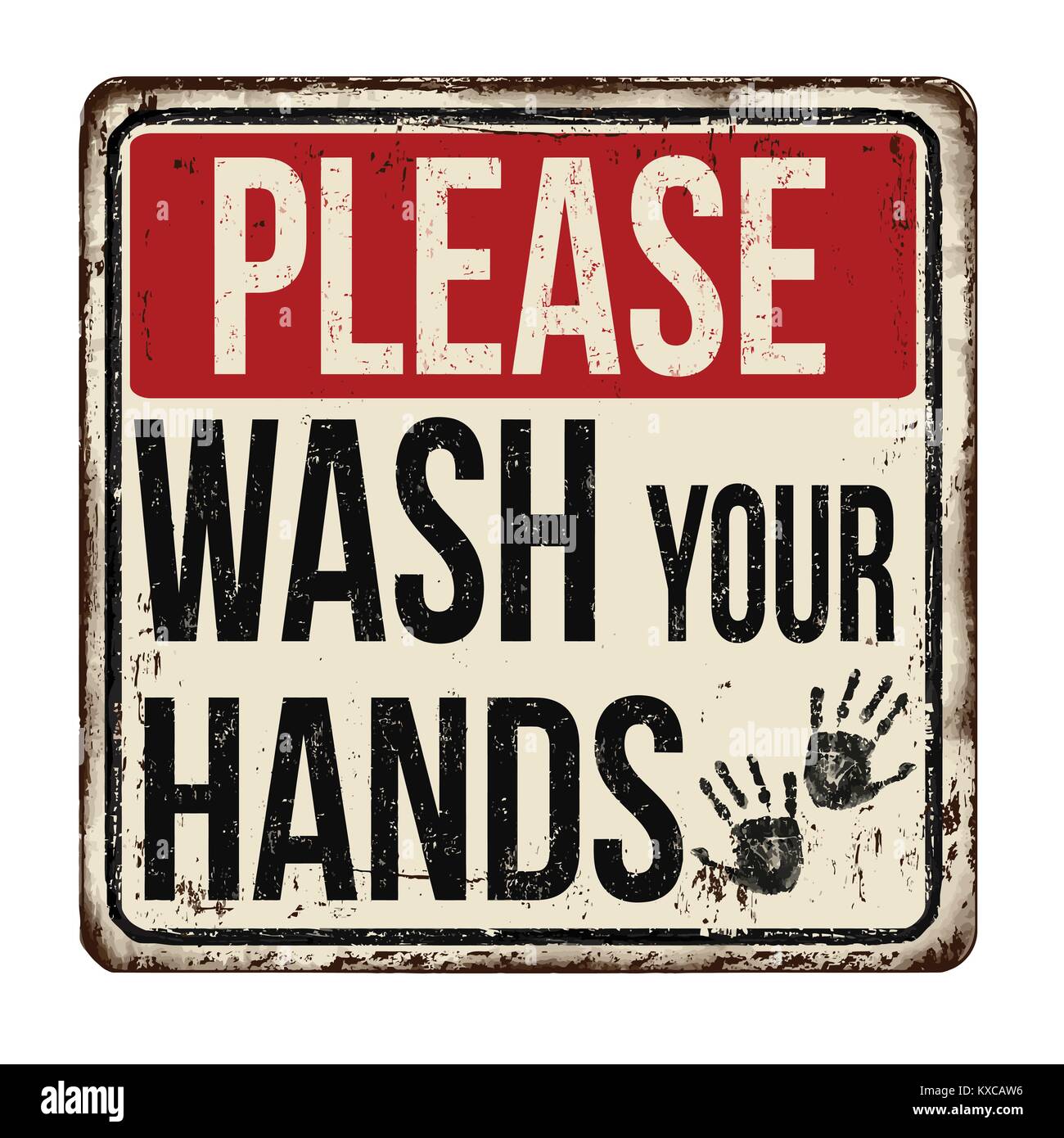 Please wash your hands sign vector vectors hi-res stock photography and ...