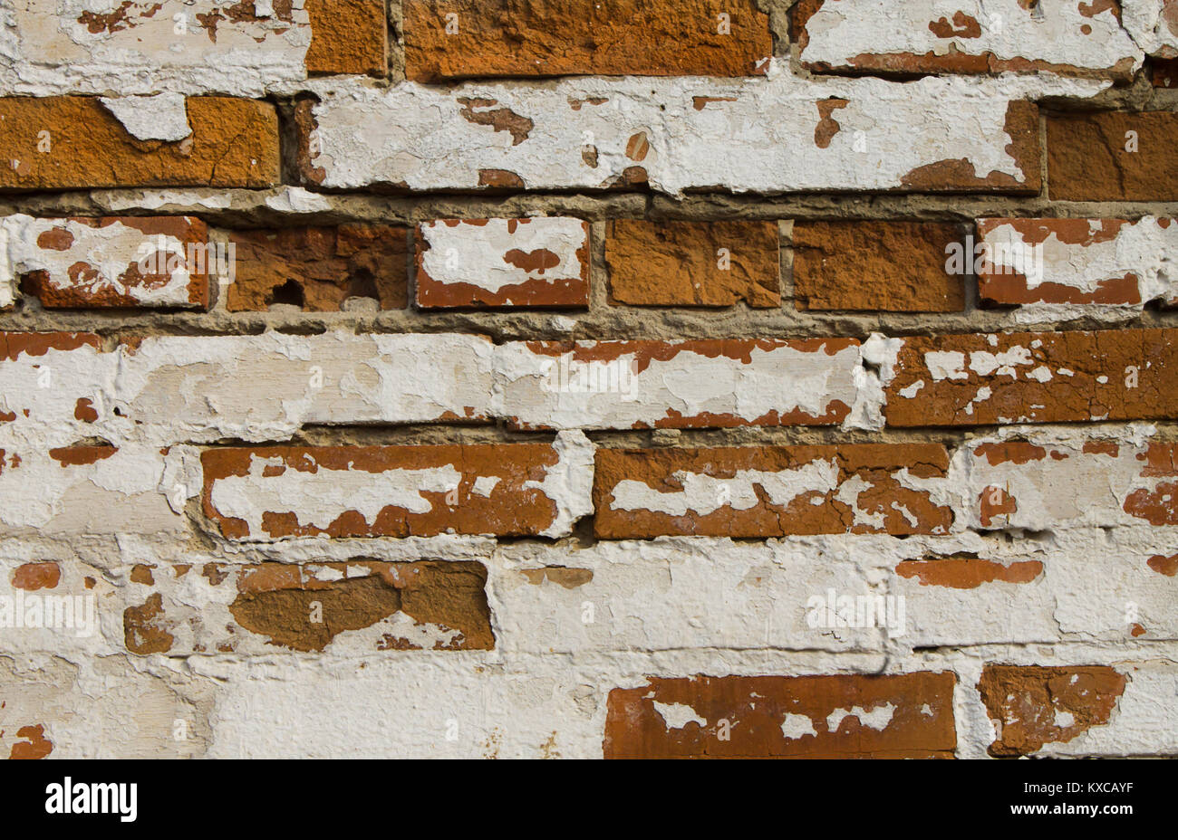 background texture of the old shattered brick walls Stock Photo - Alamy