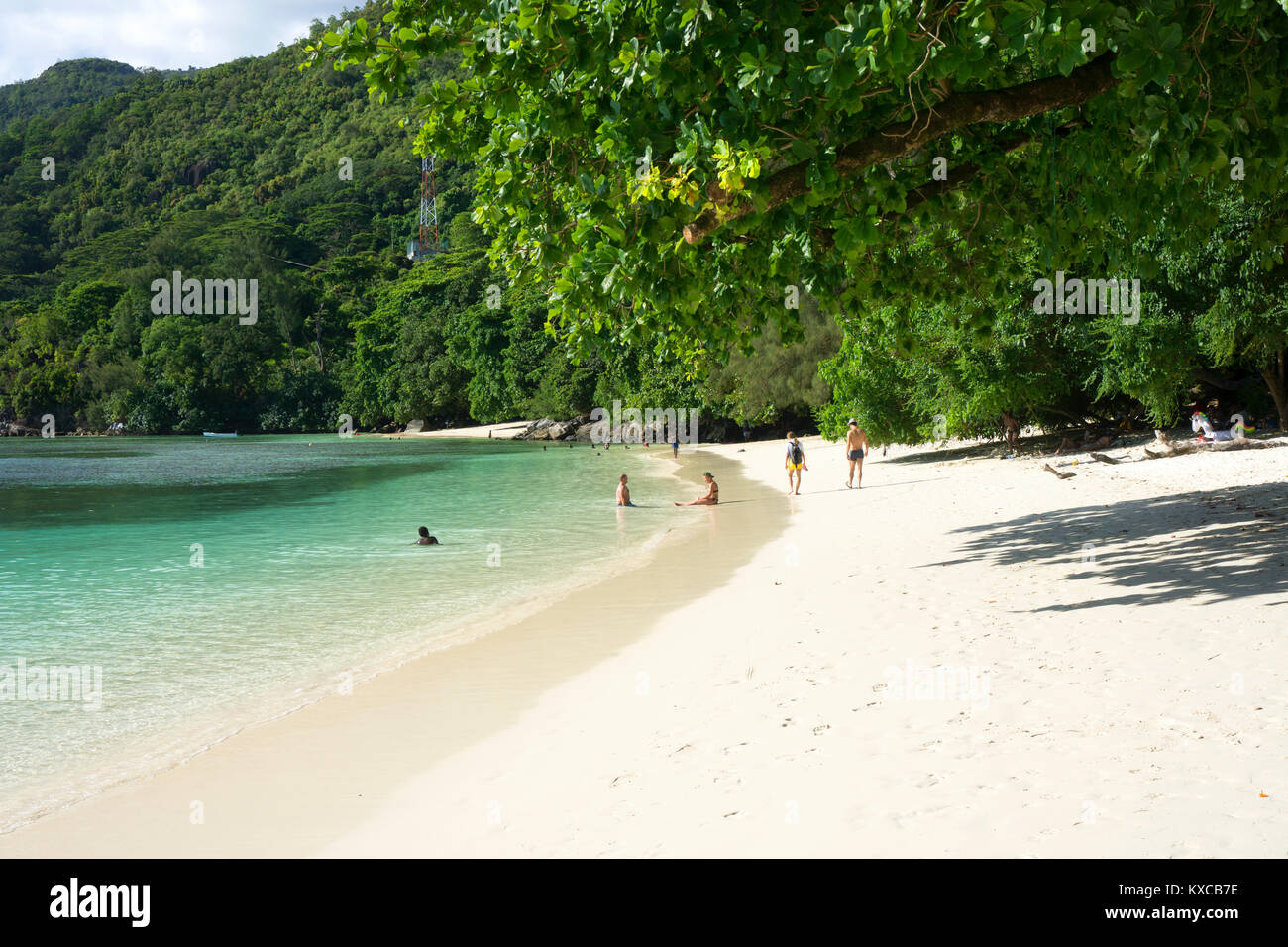 Baia Port Launay Mahe Seychelles Stock Photo - Alamy