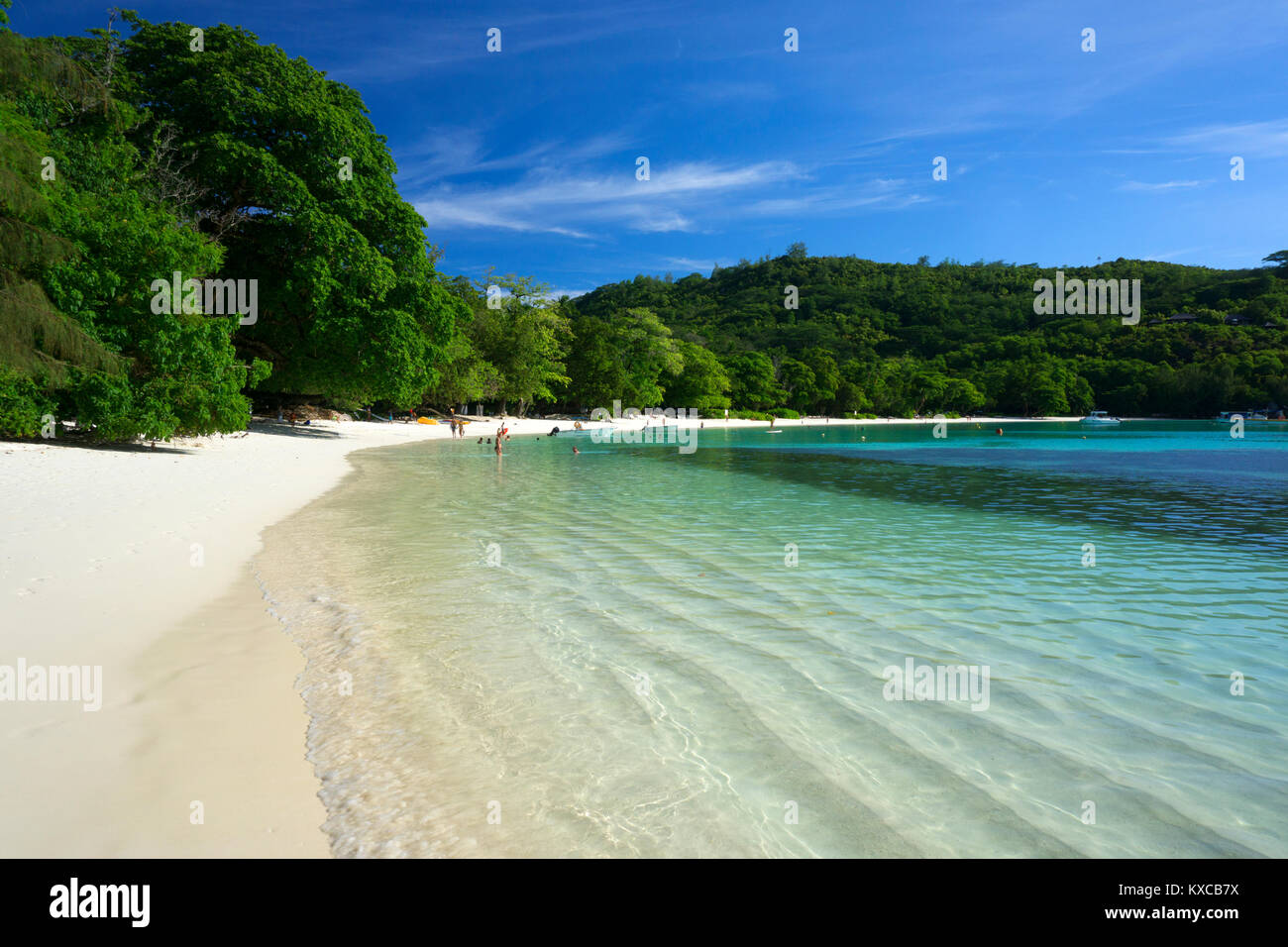Baia Port Launay Mahe Seychelles Stock Photo - Alamy