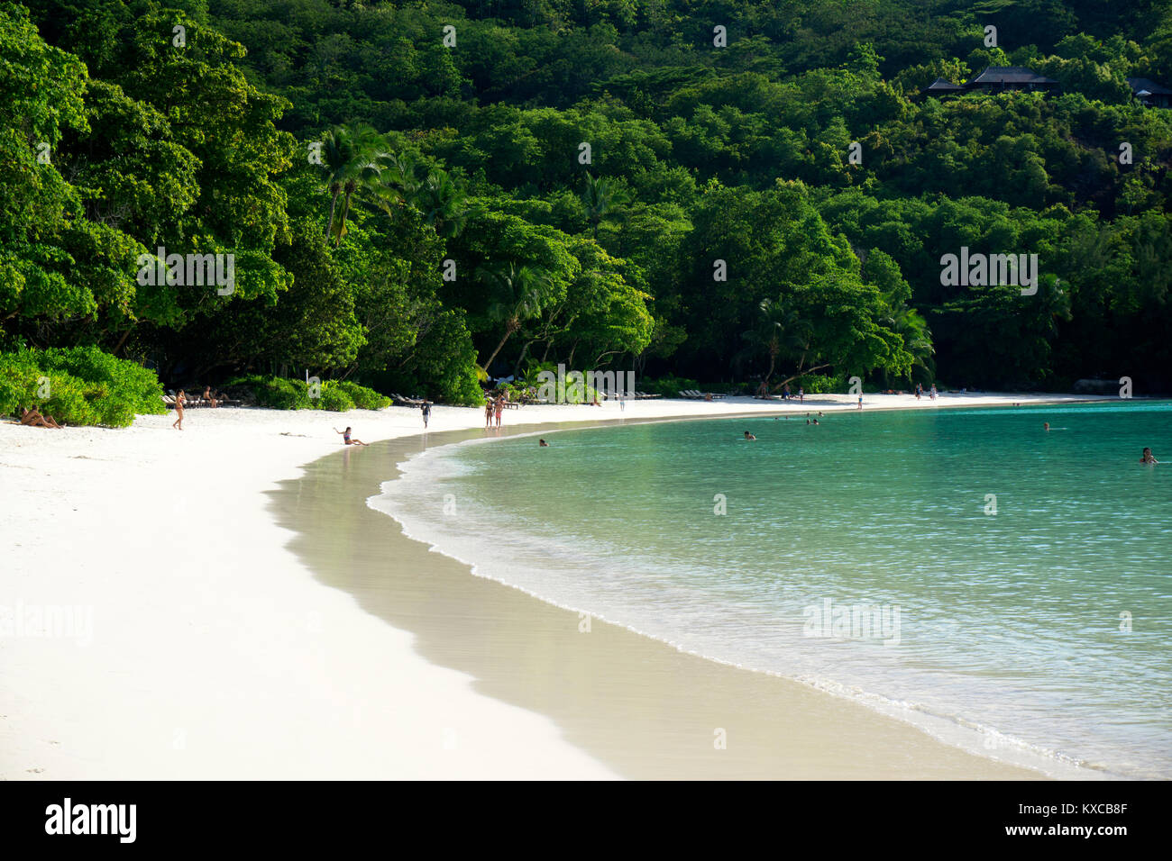Baia Port Launay Mahe Seychelles Stock Photo - Alamy