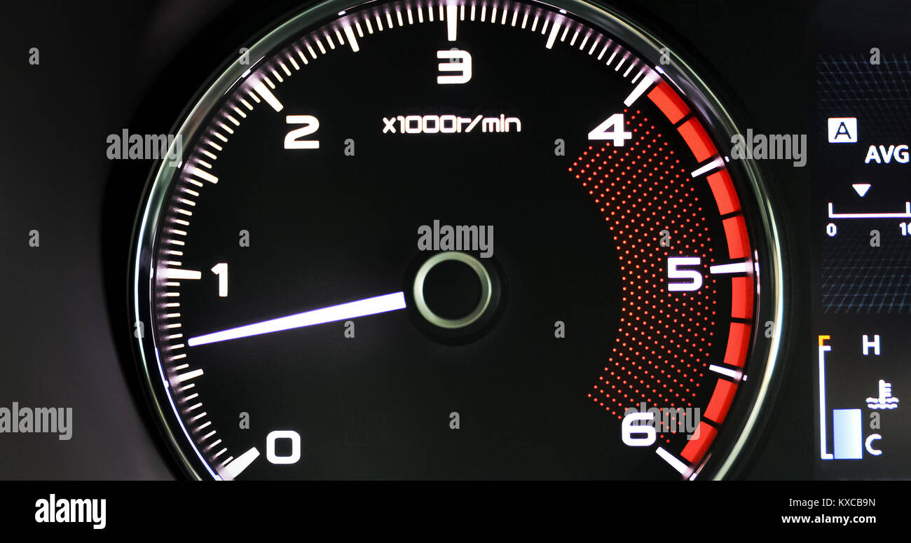 Automobile digital speed meter warning hi-res stock photography and ...