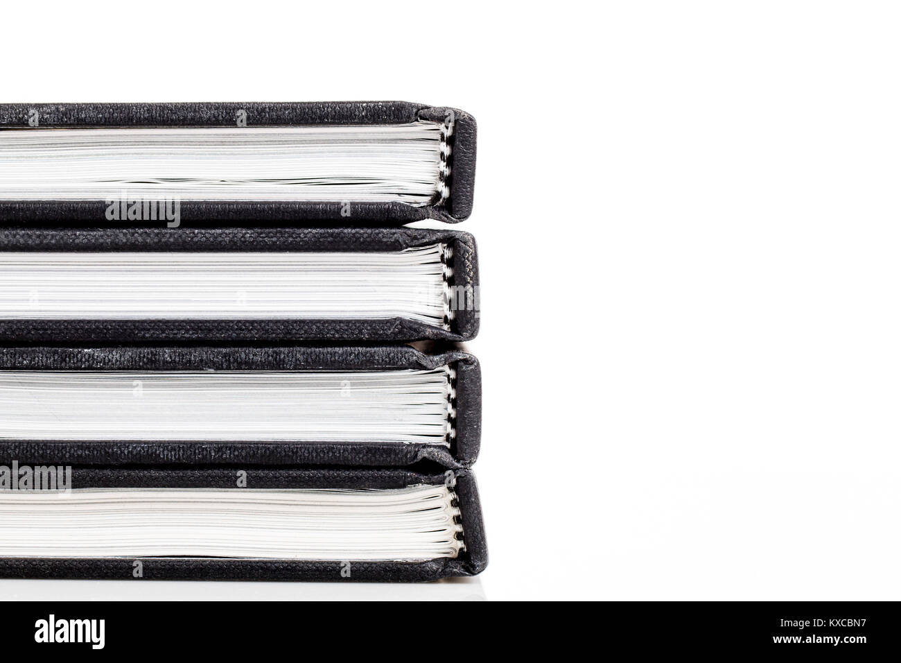 Stack Of Books on white Stock Photo - Alamy