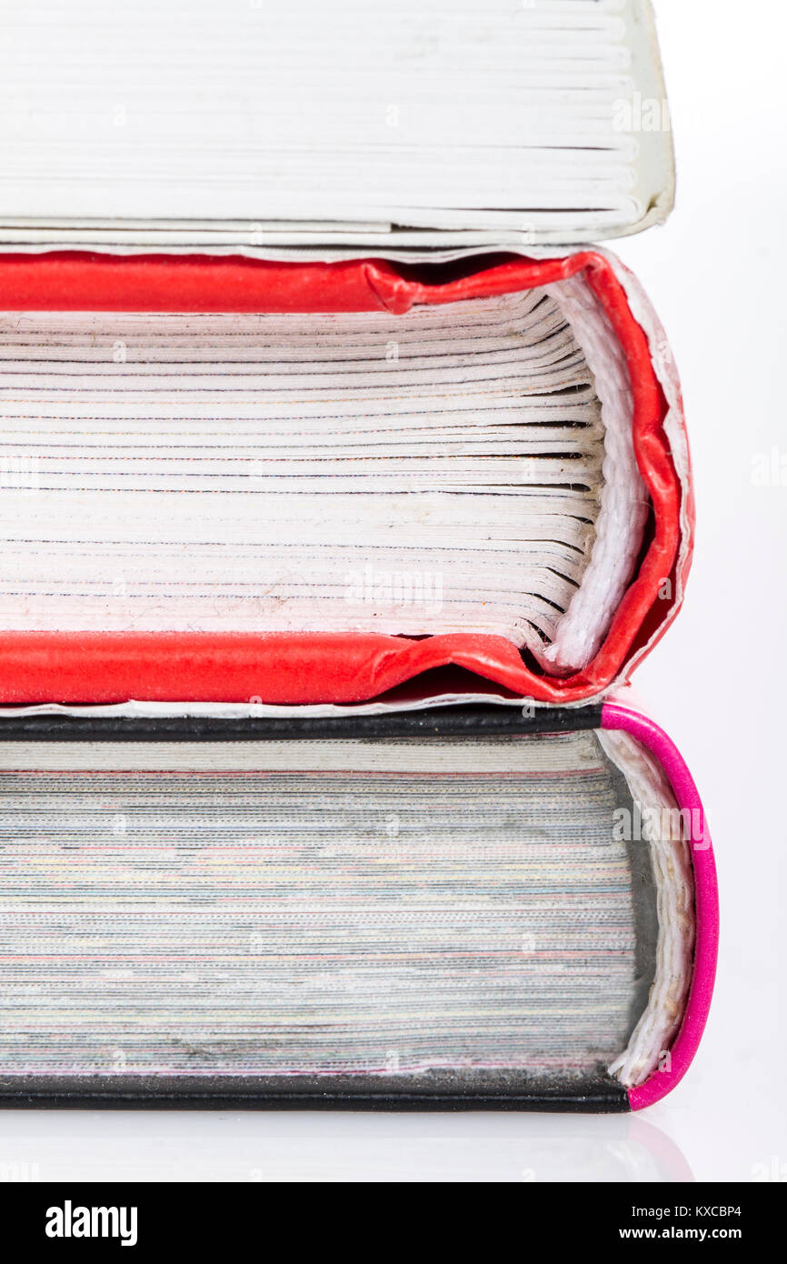 Stack Of Books on white Stock Photo - Alamy