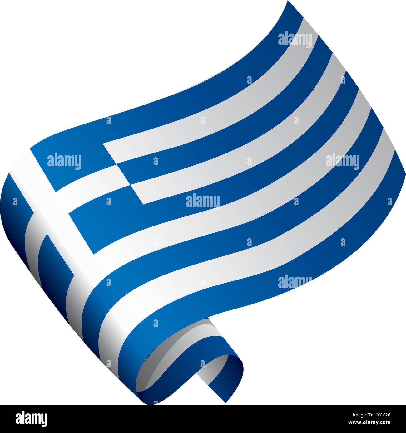 Greece flag, vector illustration Stock Vector Image & Art - Alamy
