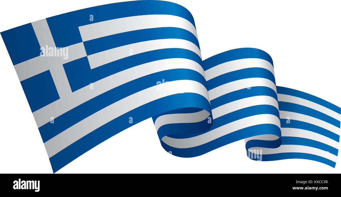 Greece flag, vector illustration Stock Vector Image & Art - Alamy