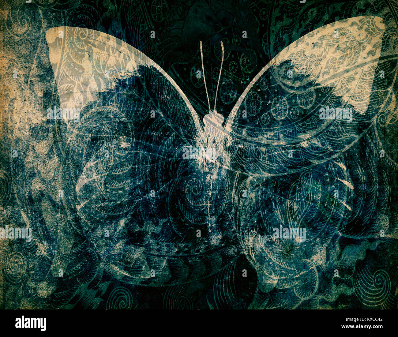 grunge Butterfly background texture image Stock Photo - Alamy
