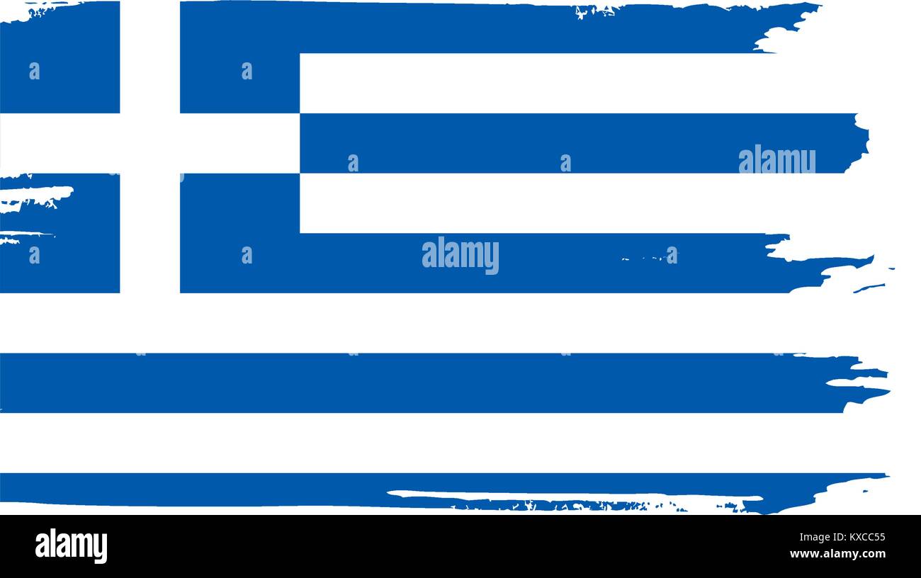 Greece flag, vector illustration Stock Vector Image & Art - Alamy