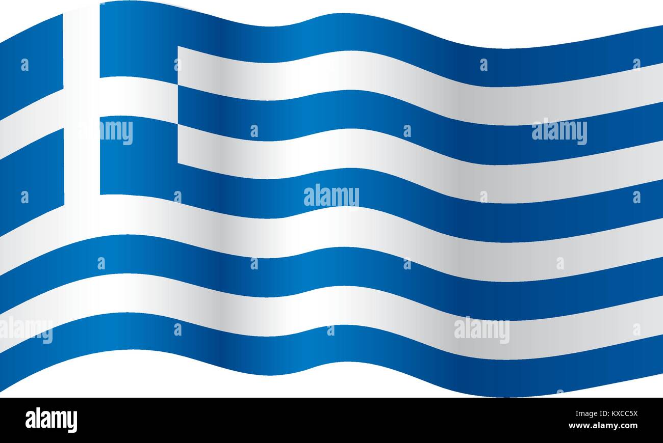 Greece flag, vector illustration Stock Vector Image & Art - Alamy