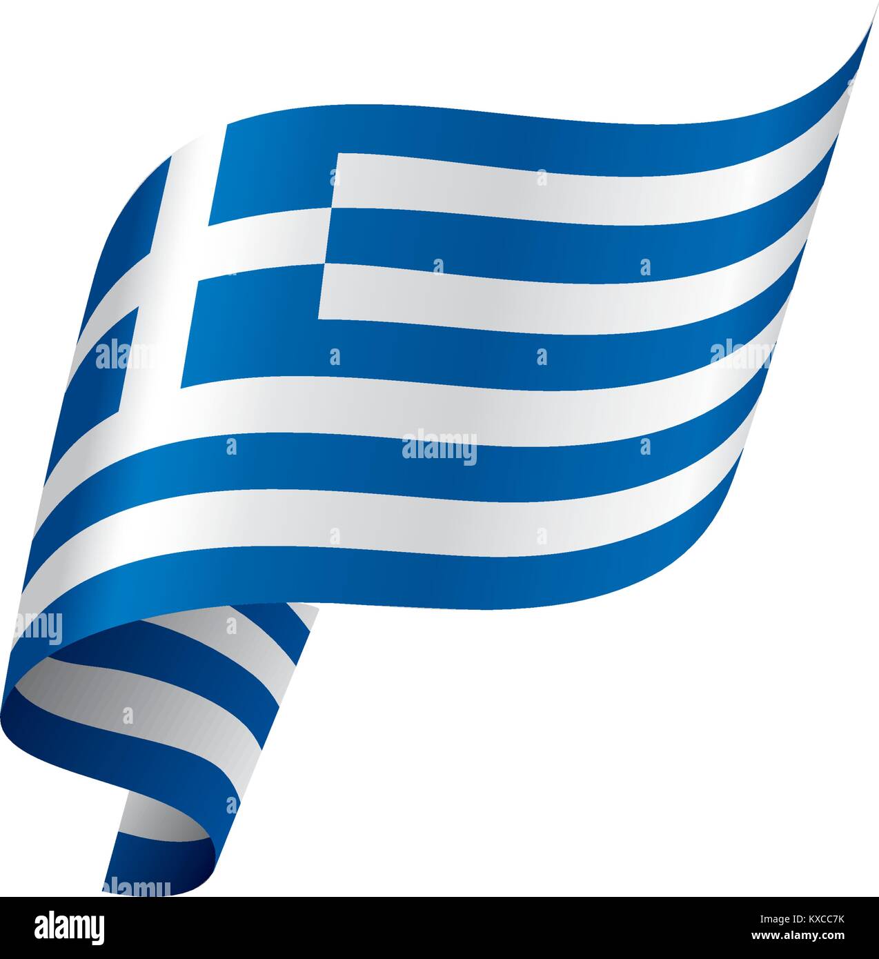 Greece flag, vector illustration Stock Vector Image & Art - Alamy