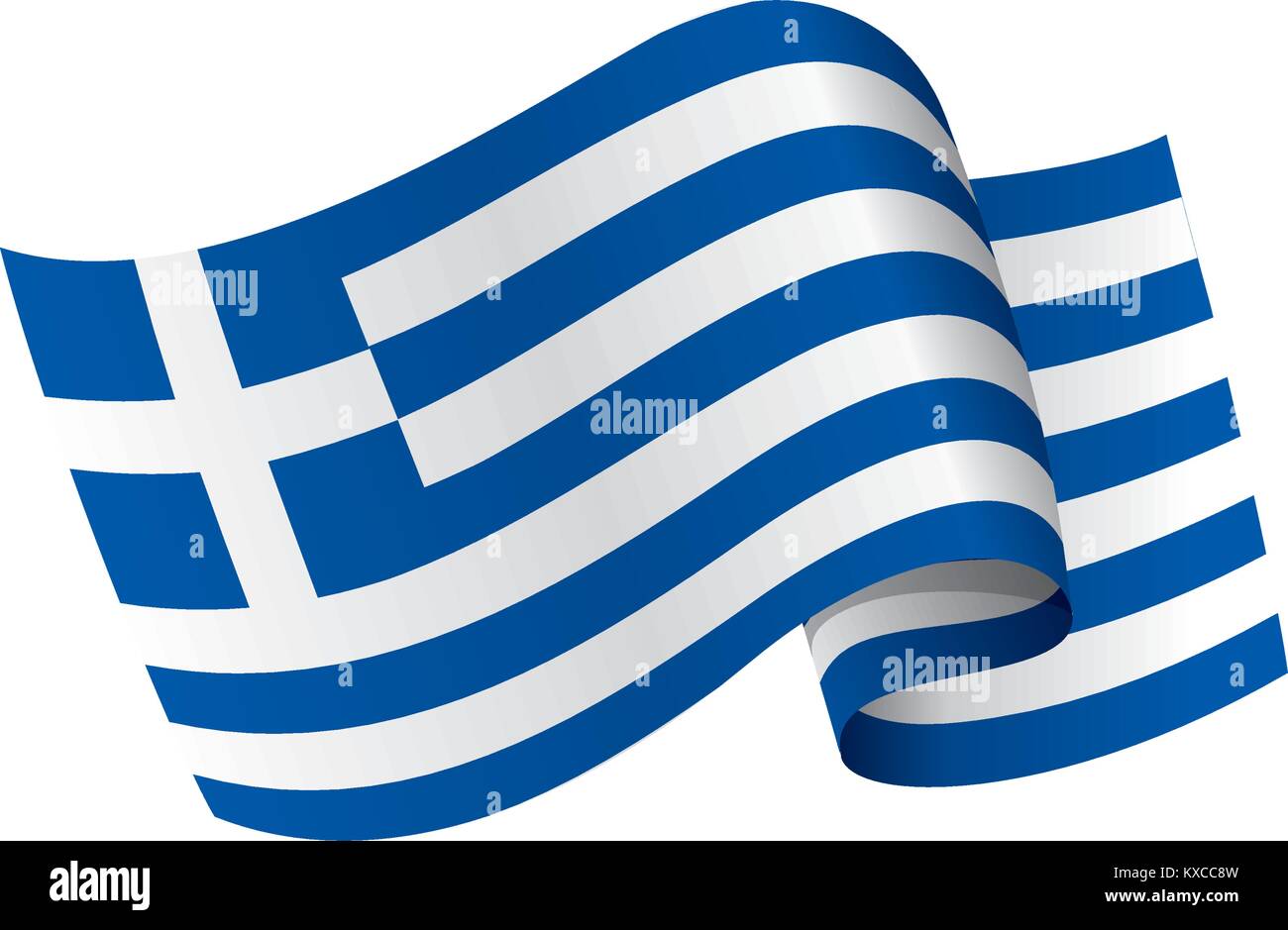 Greece flag, vector illustration Stock Vector Image & Art - Alamy