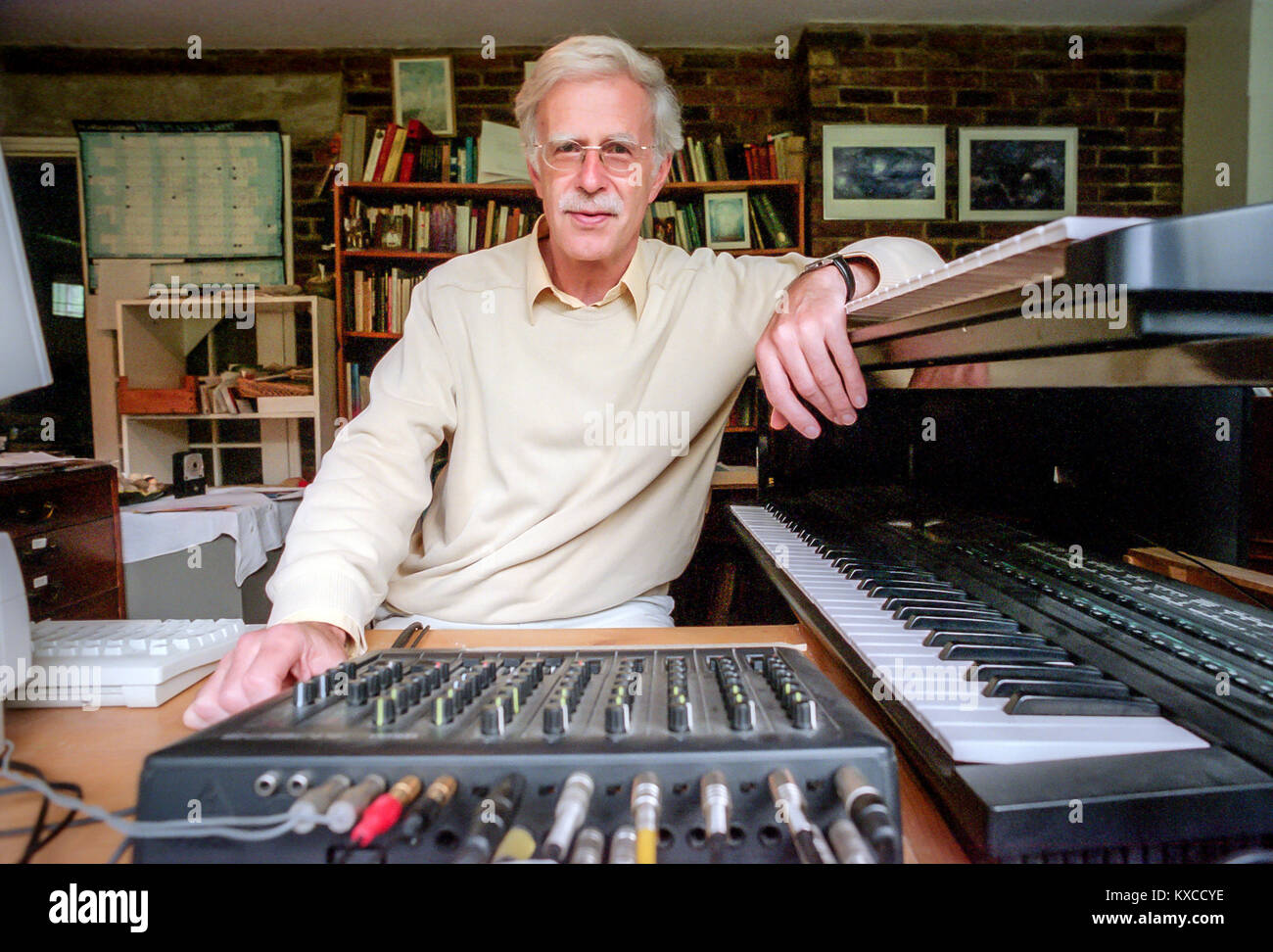 Modern composer Jonathan Harvey Stock Photo - Alamy