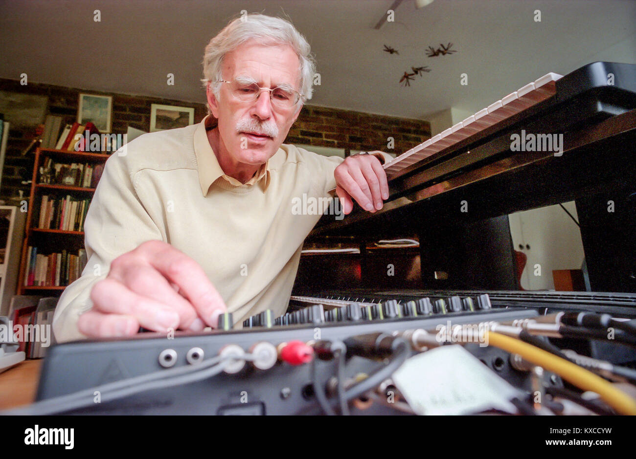 Modern composer Jonathan Harvey Stock Photo - Alamy