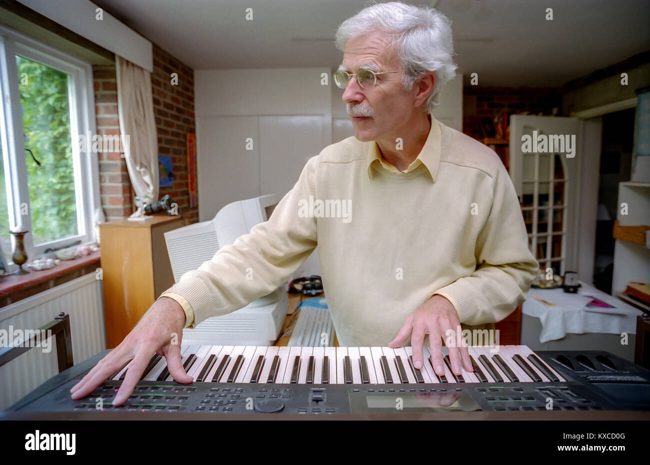 Modern composer Jonathan Harvey Stock Photo - Alamy