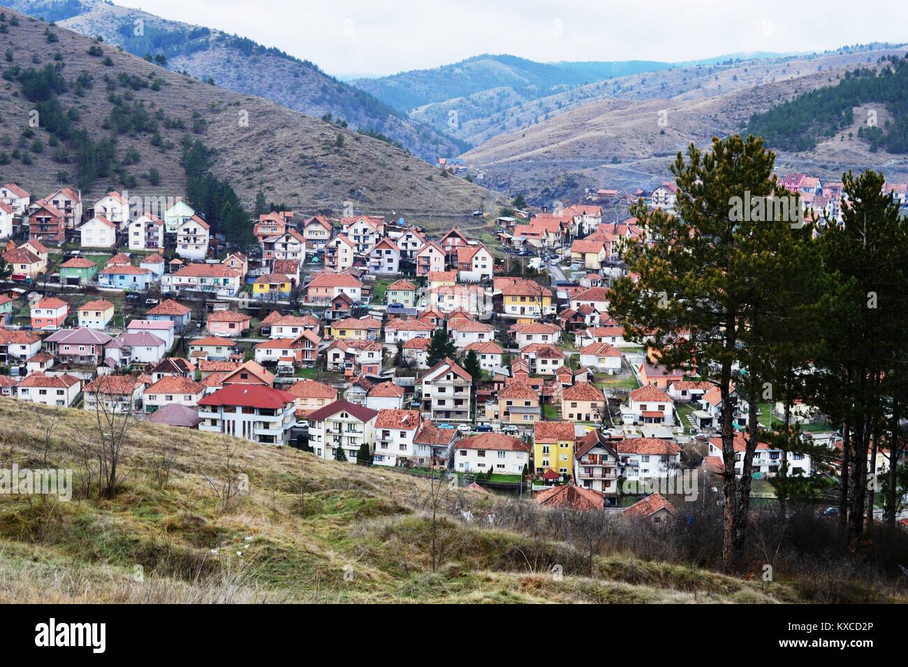 landscape of the settlement Stock Photo - Alamy