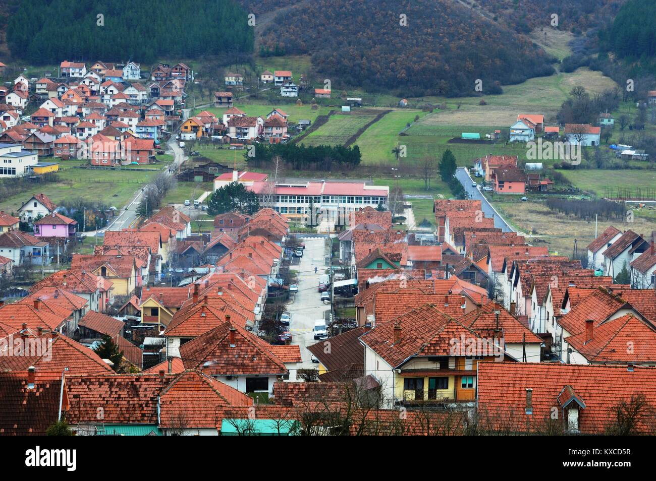 landscape of the settlement Stock Photo - Alamy