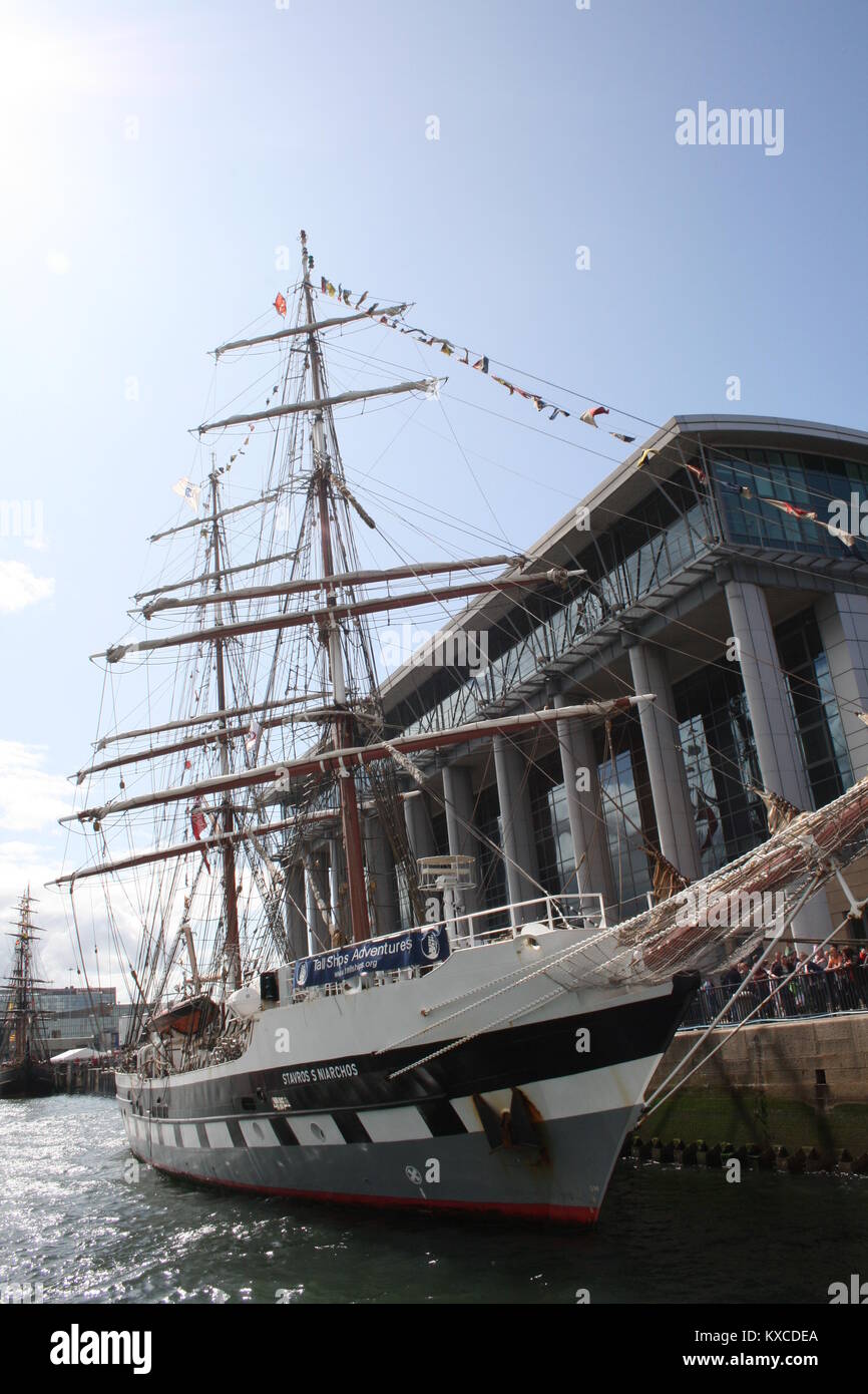 Belfast tall ships Stock Photo - Alamy