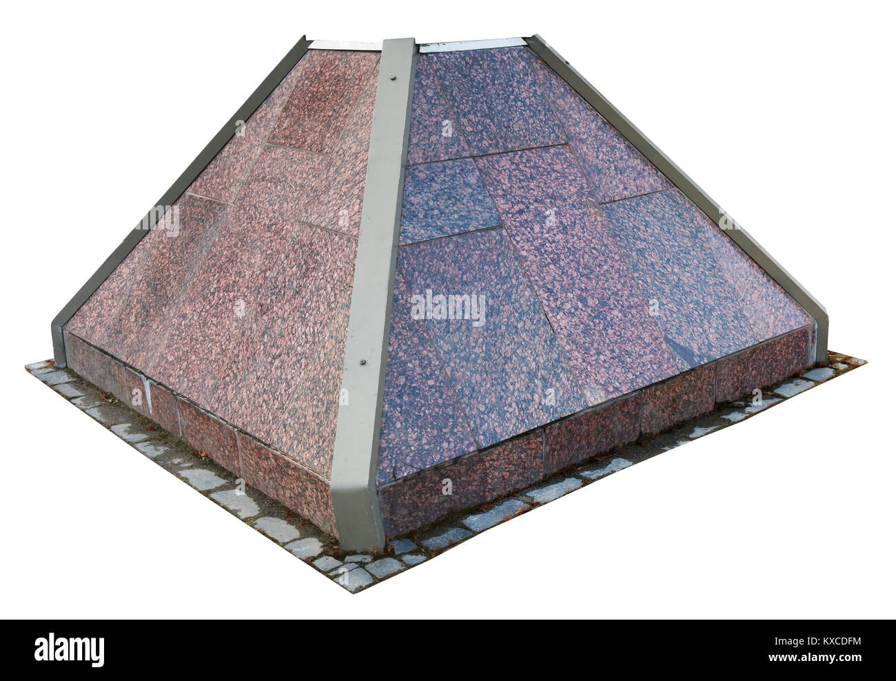 Element of urban design - the base of the column - in the form of a ...