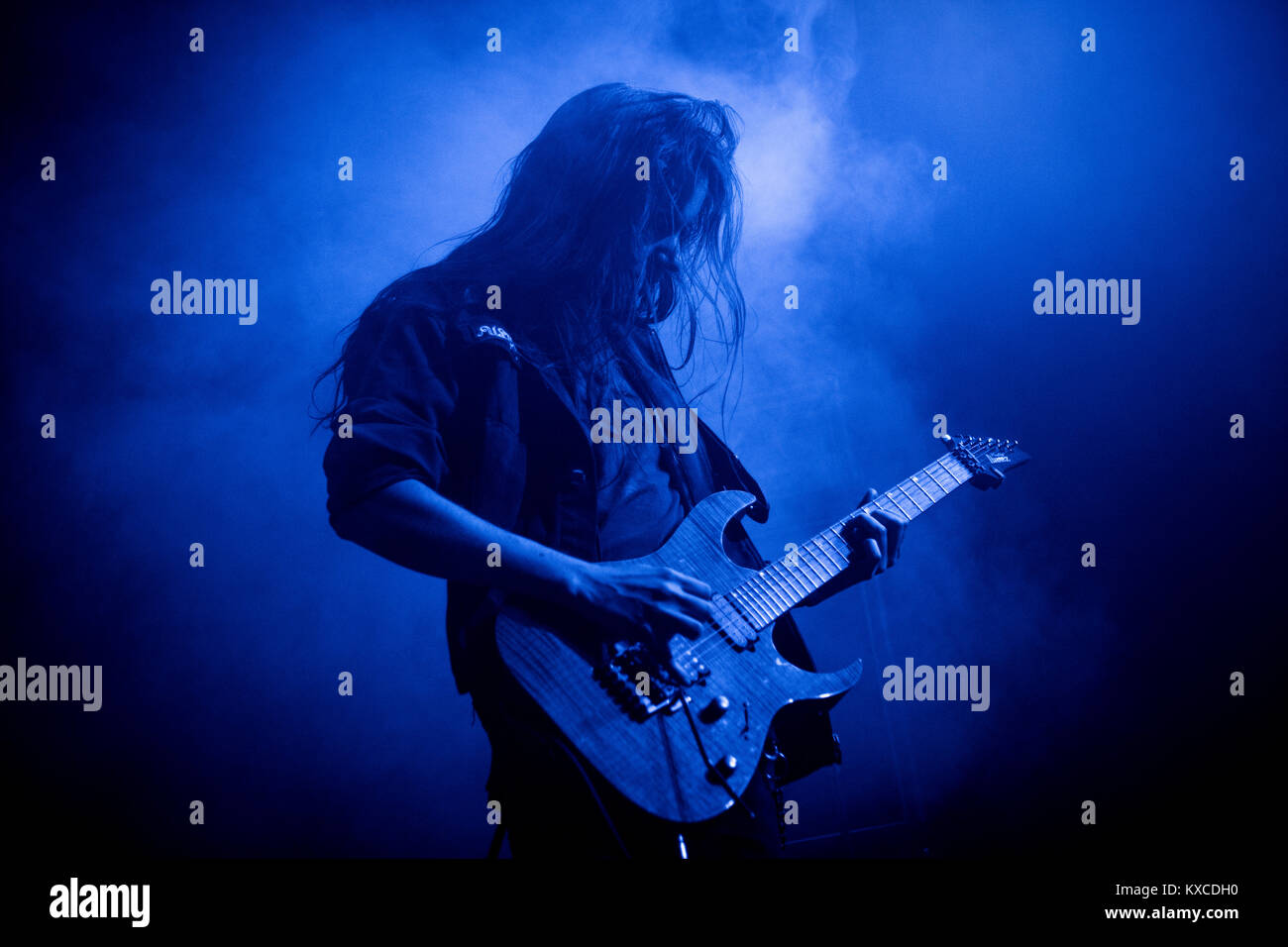 The international acclaimed Danish black metal band Solbrud performs a ...