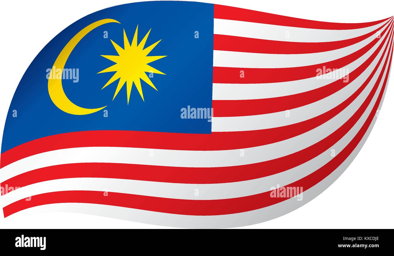 Malaysia flag, vector illustration Stock Vector Image & Art - Alamy