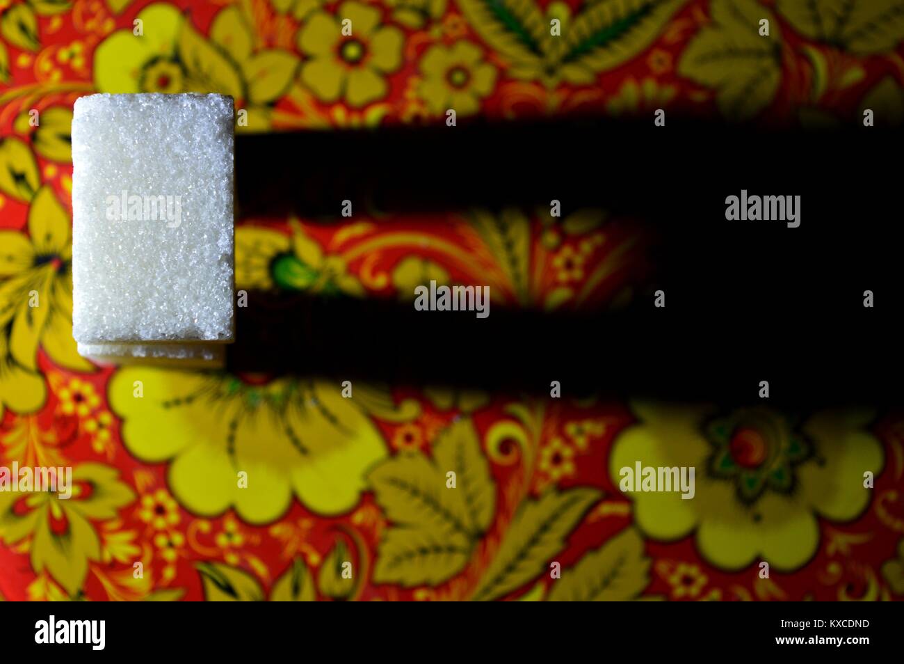 sugar cubes and shadow Stock Photo - Alamy