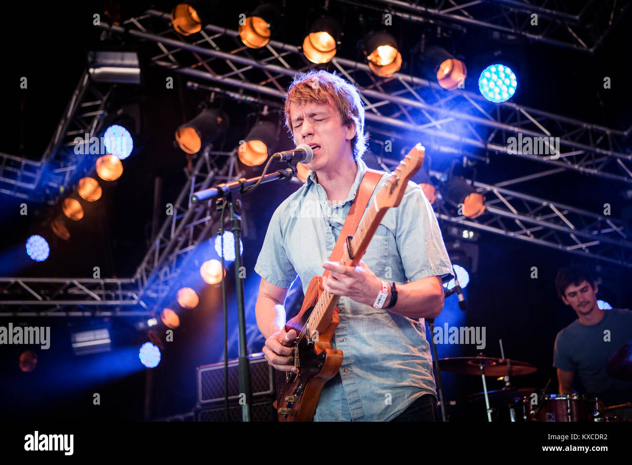 The American singer, songwriter and musician Steve Gunn performs a live ...