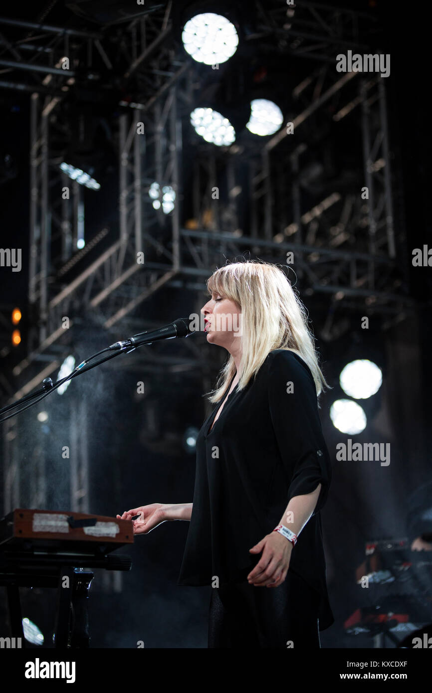 The Norwegian singer, songwriter and musician Susanne Sundfør performs ...