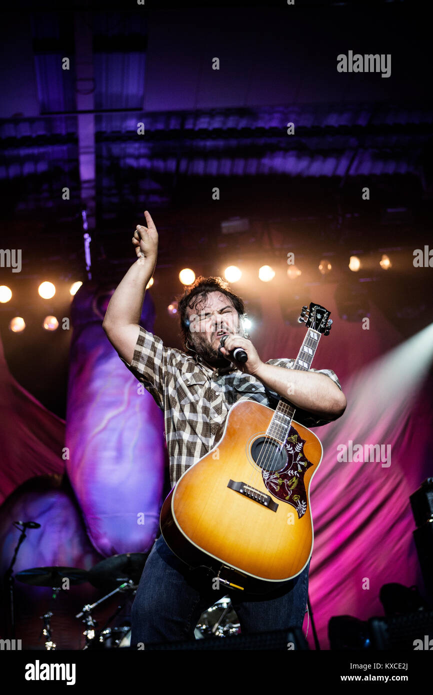The American comedy rock duo Tenacious D performs a live concert at ...
