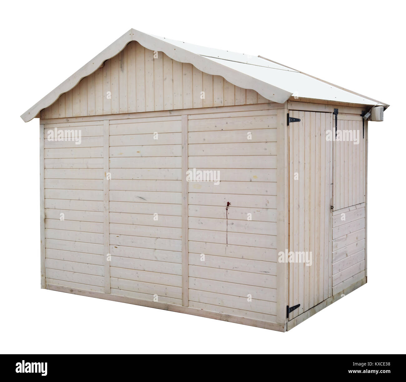 Old rustic shed door Cut Out Stock Images & Pictures - Alamy