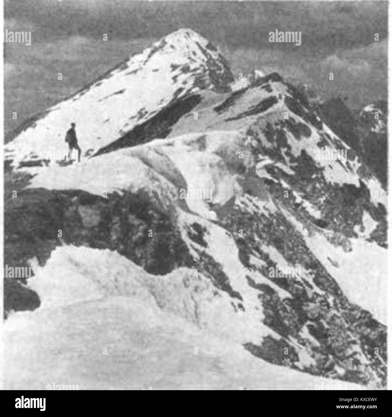 A 1935 photograph capturing Veliki Vrh mountain in the Košuta range of ...