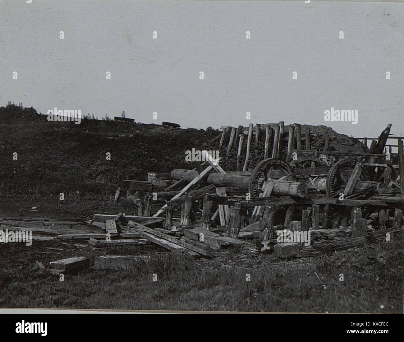 An image depicting a dilapidated mill, showcasing the decline of ...