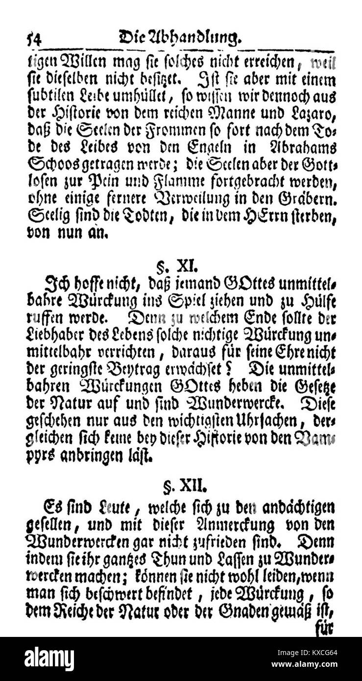 A German 18th-century treatise analyzing vampire lore from a Christian ...