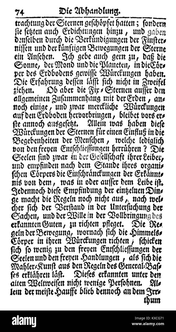 This text, titled 'Vernünftige und Christliche Gedanken über die ...