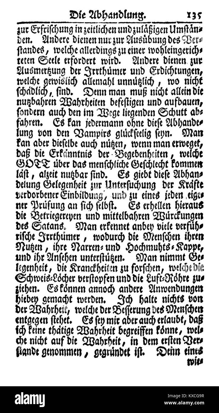 'Vernünftige und Christliche Gedanken über die Vampire' (Reasonable and ...