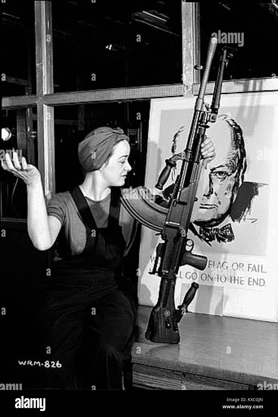 Ww2 bren light machine gun Black and White Stock Photos & Images - Alamy