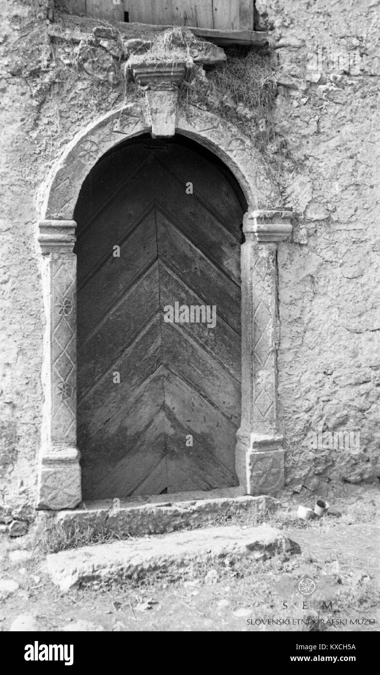Old entrance house Black and White Stock Photos & Images - Alamy