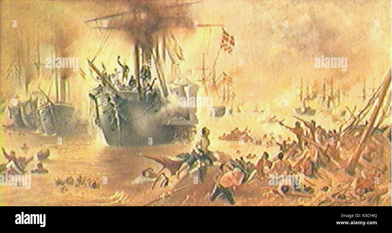 Victor Meirelles' 'Estudo para a Batalha do Riachuelo' is a preparatory ...