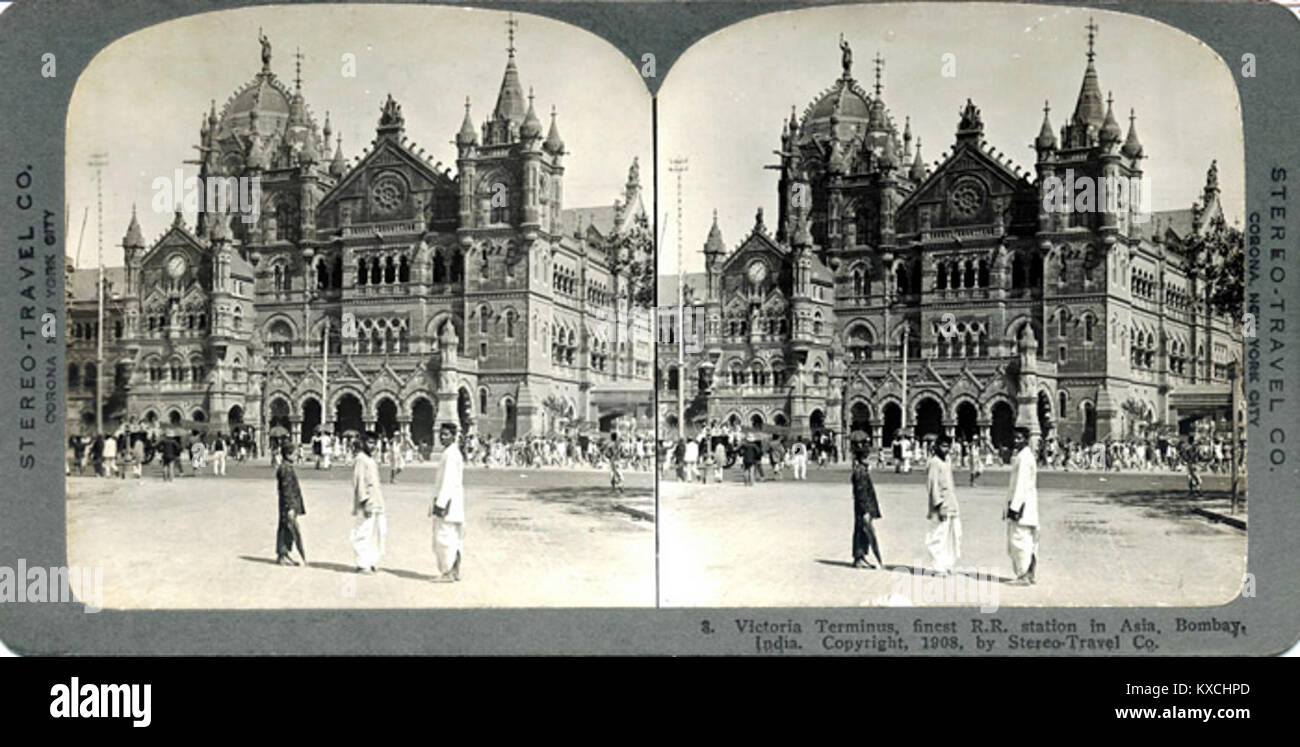 Victoria Terminus Vintage High Resolution Stock Photography and Images ...