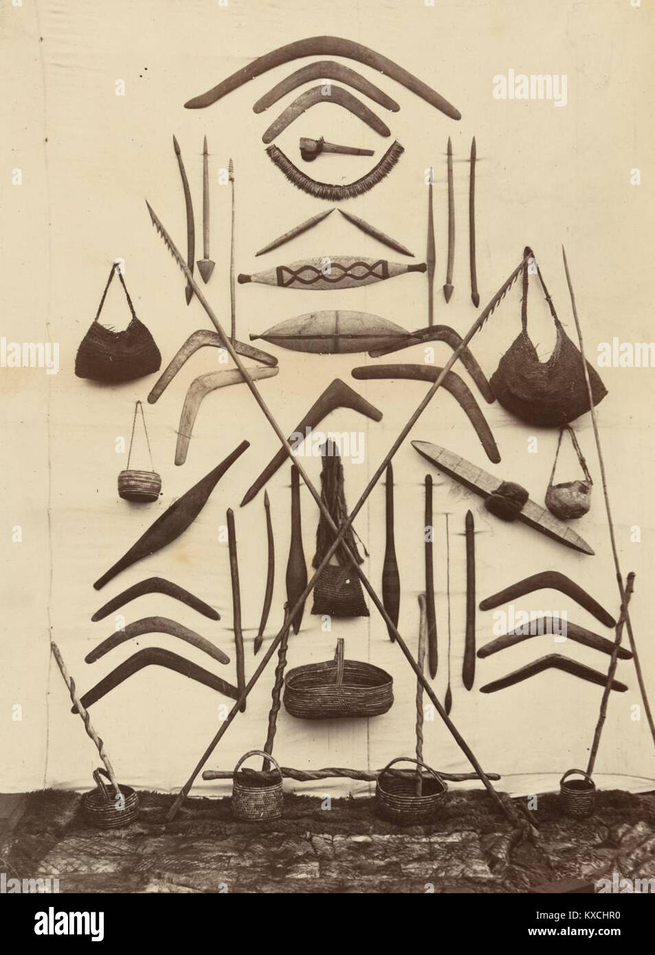 War implements from Victorian Aboriginal communities, including ...