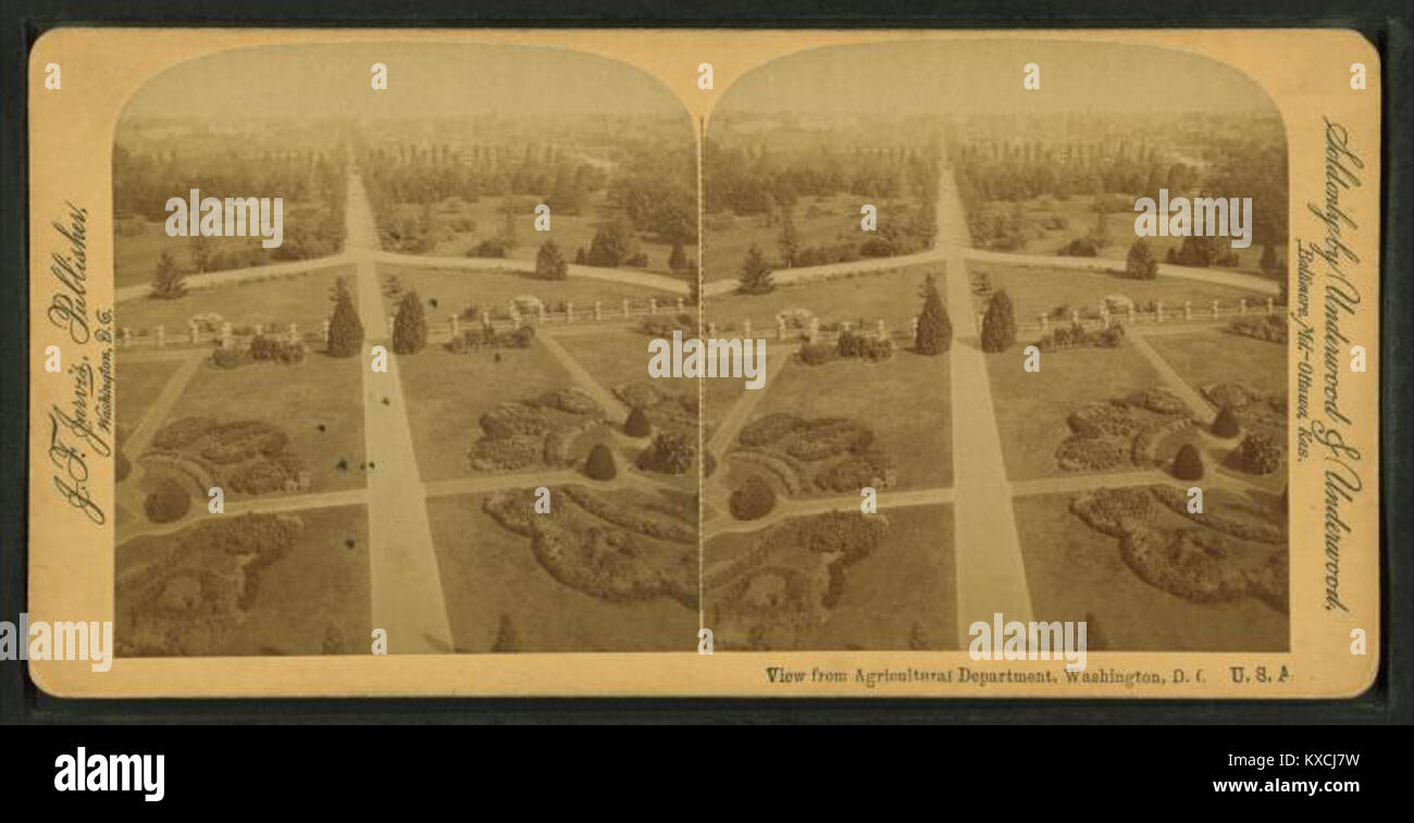 This stereoscopic view shows a historical perspective from the ...
