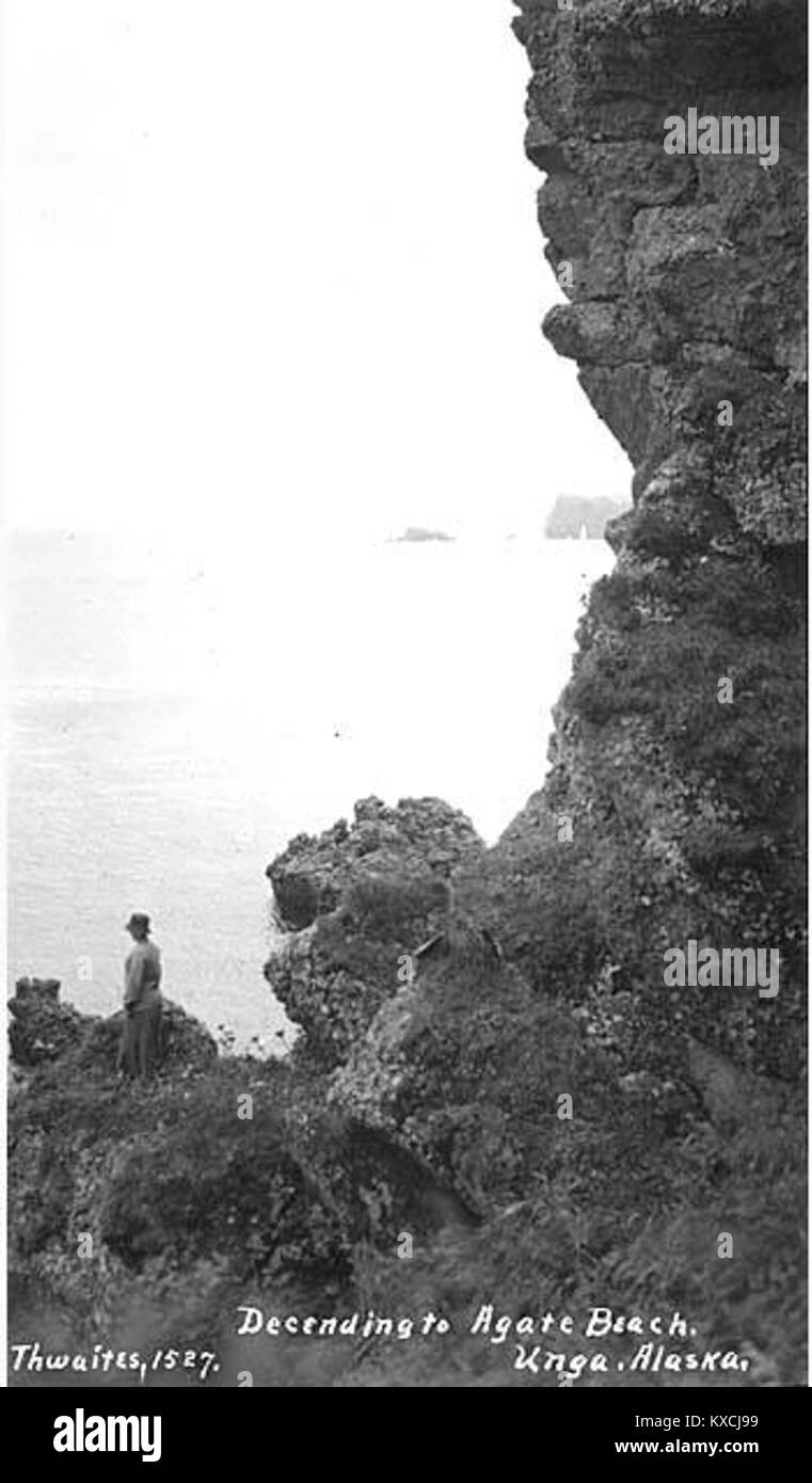 View rocky coast from Black and White Stock Photos & Images - Alamy