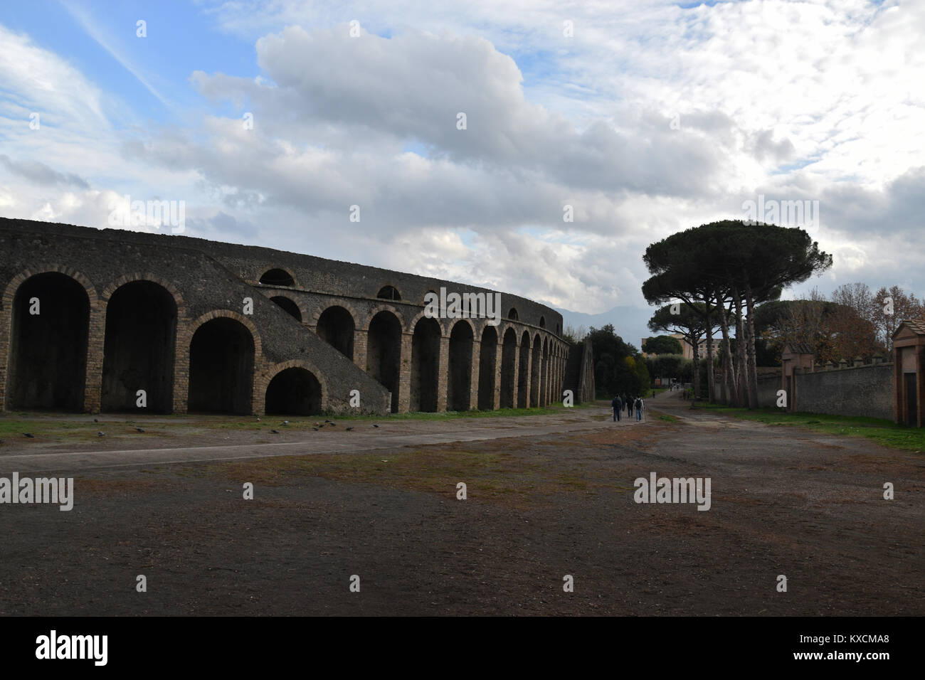 The Amphitheatre of Pompeii, November 25th, 2017 Stock Photo - Alamy