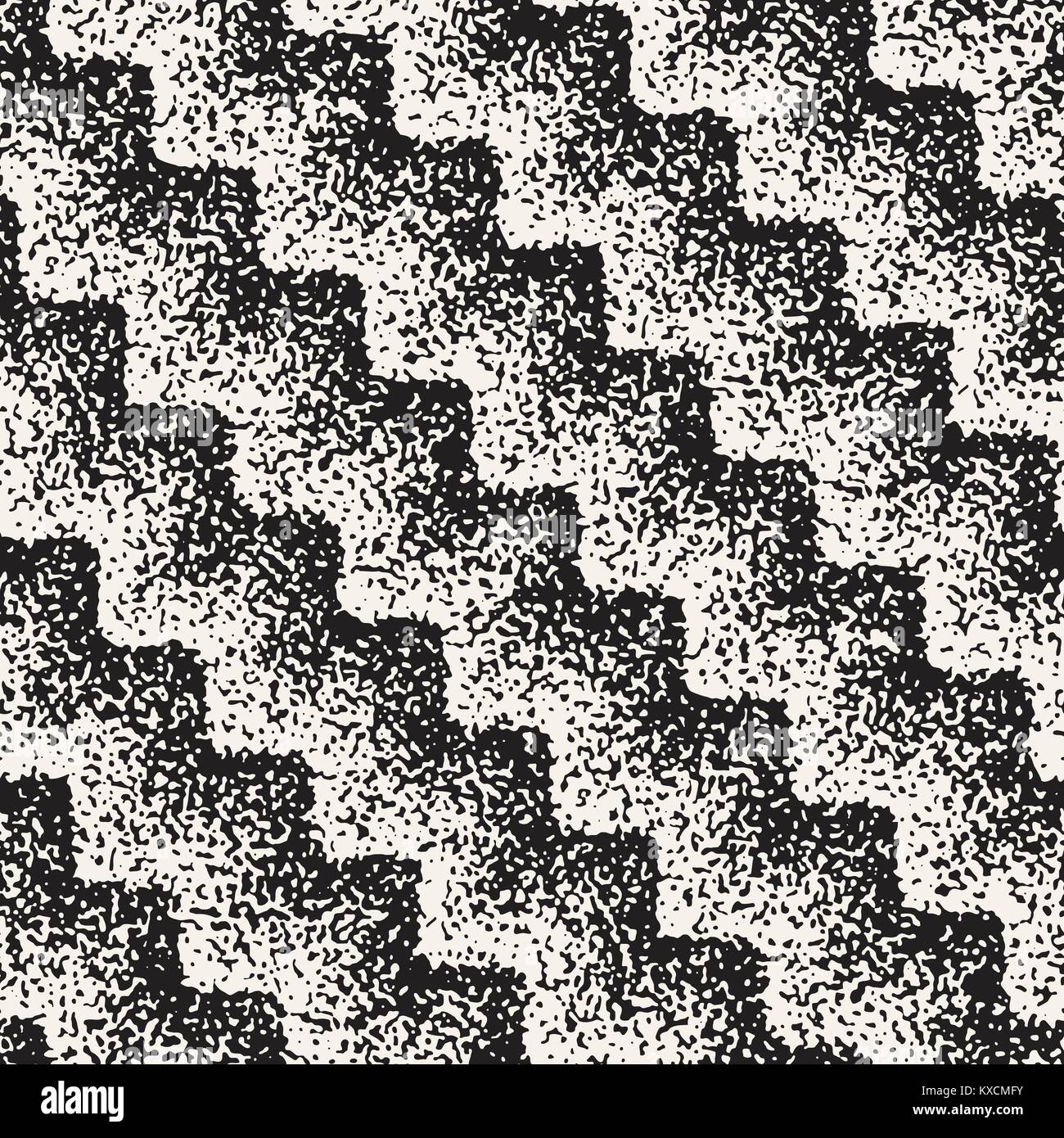 Abstract noisy textured geometric shapes background. Vector seamless ...