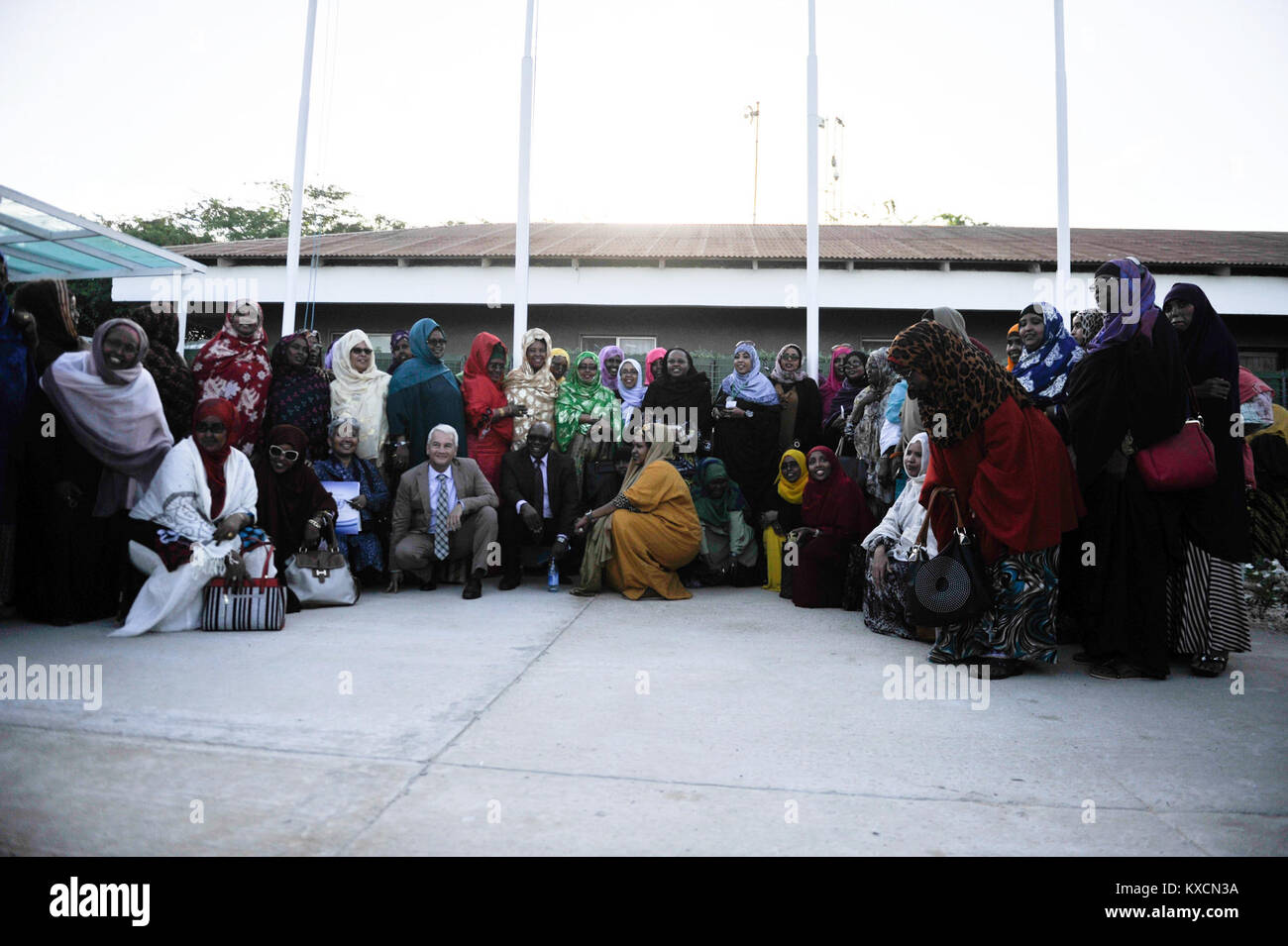 The 2016 photograph depicts Somali women in a cultural or daily life ...