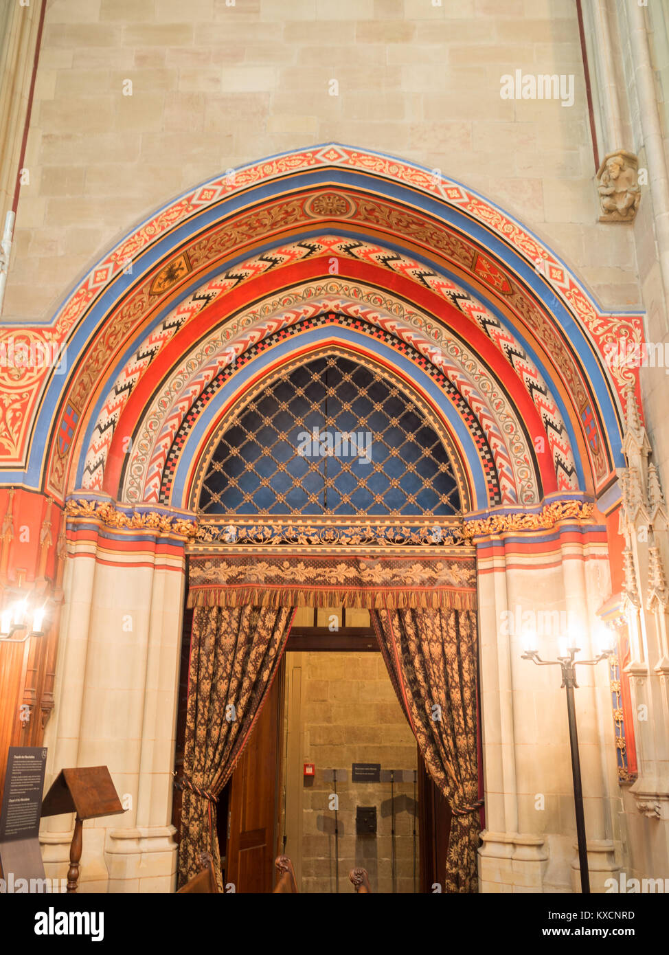 Geneva St. Peter Cathedral interior Stock Photo - Alamy