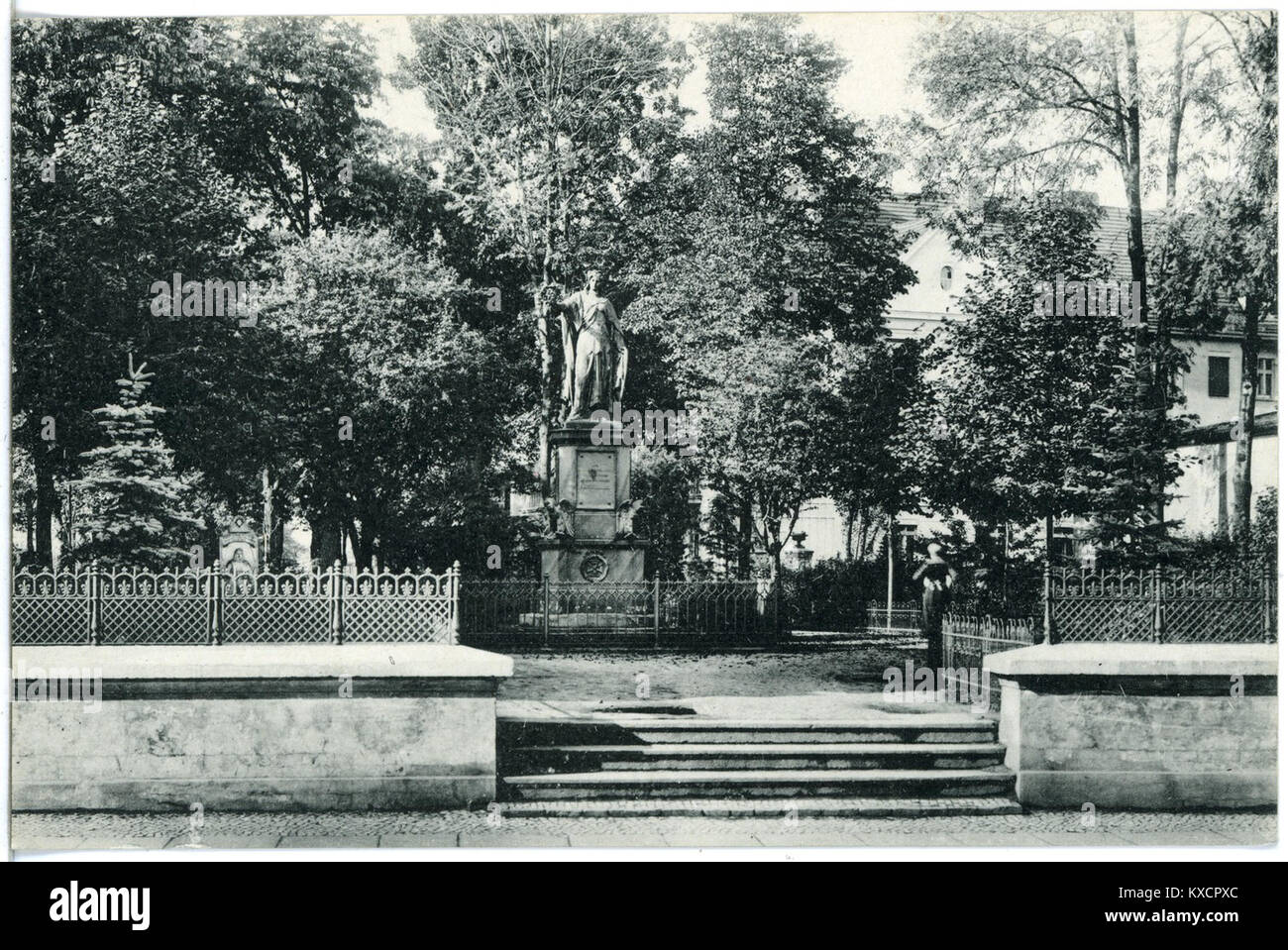 20697-Finsterwalde-1917-Stadtpark-Brück & Sohn Kunstverlag Stock Photo ...