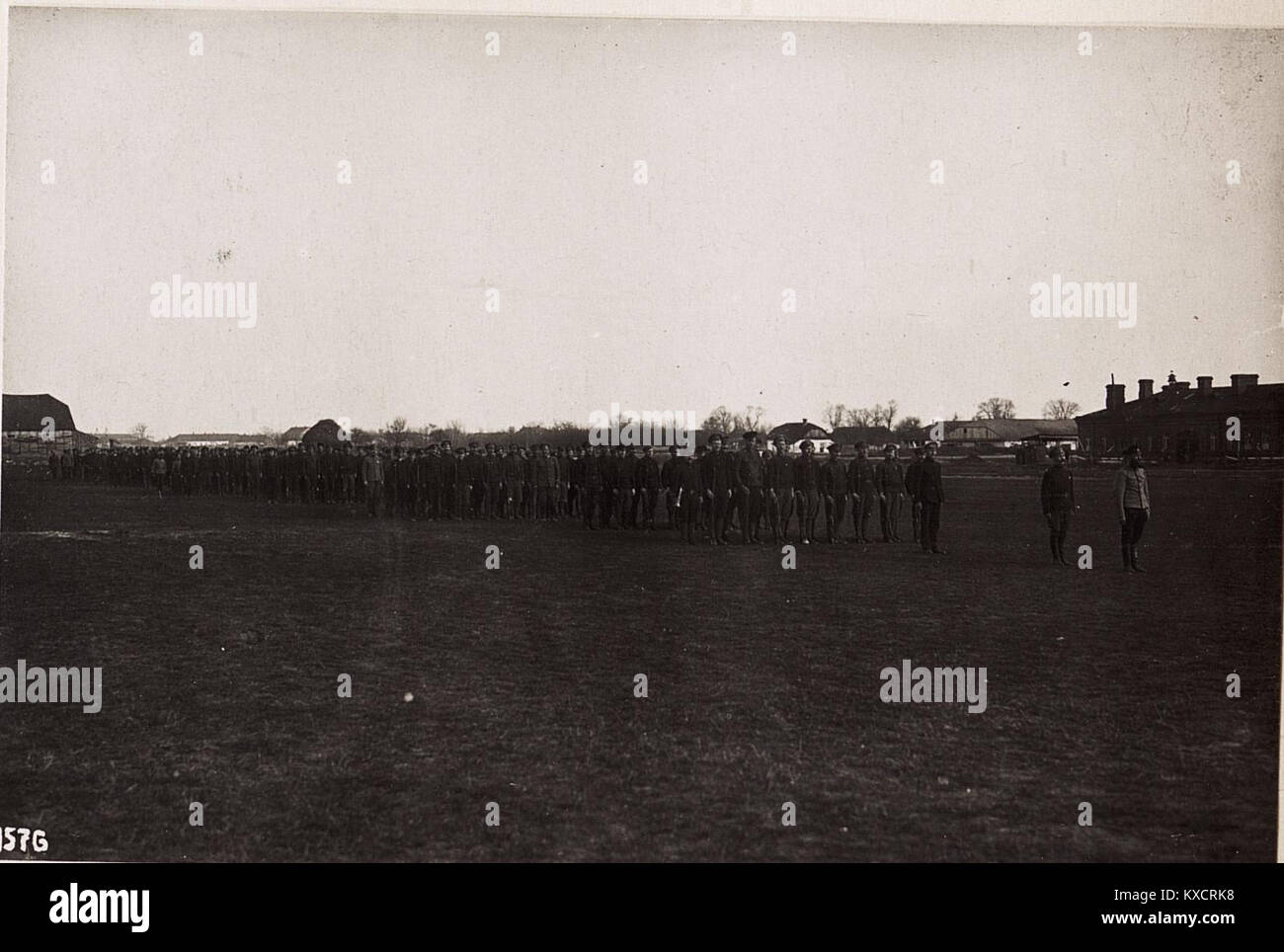 This photograph depicts the 1st Ukrainian Cossack Division during a ...