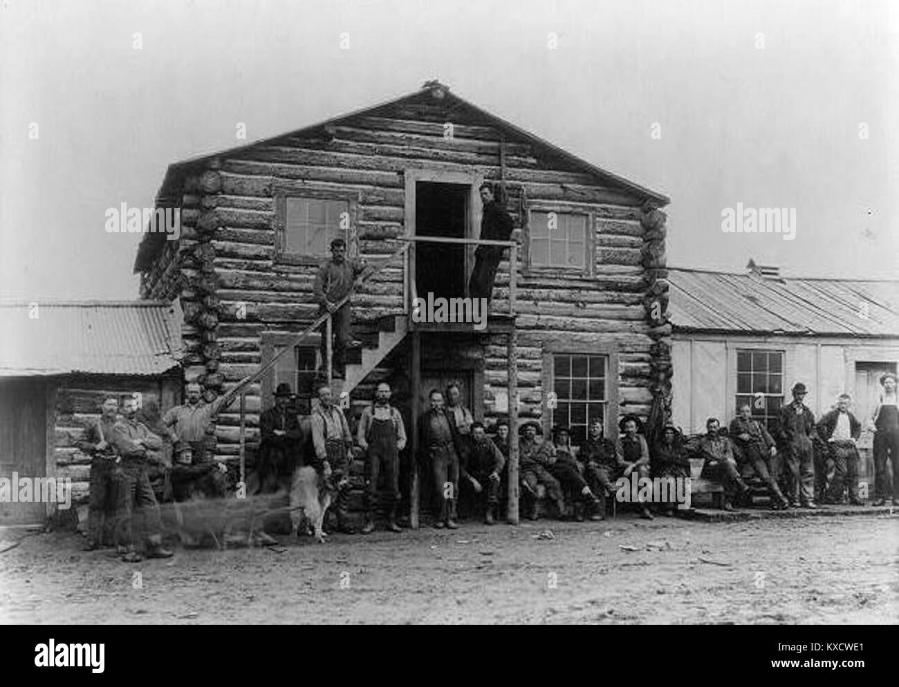 Historic gold rush company Black and White Stock Photos & Images - Alamy