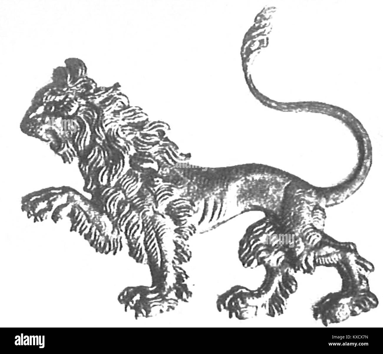 Rampant lion hi-res stock photography and images - Alamy
